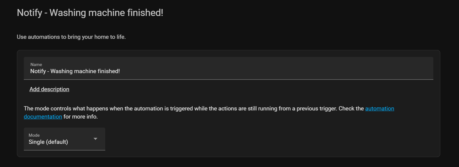 Automating Washing Machine Reminders with Home Assistant
