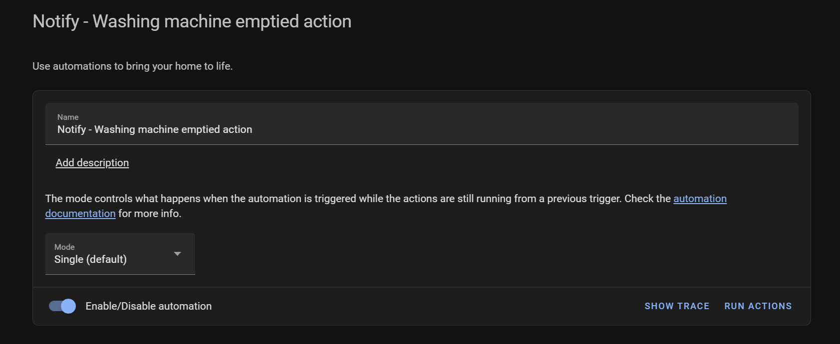 Automating Washing Machine Reminders with Home Assistant
