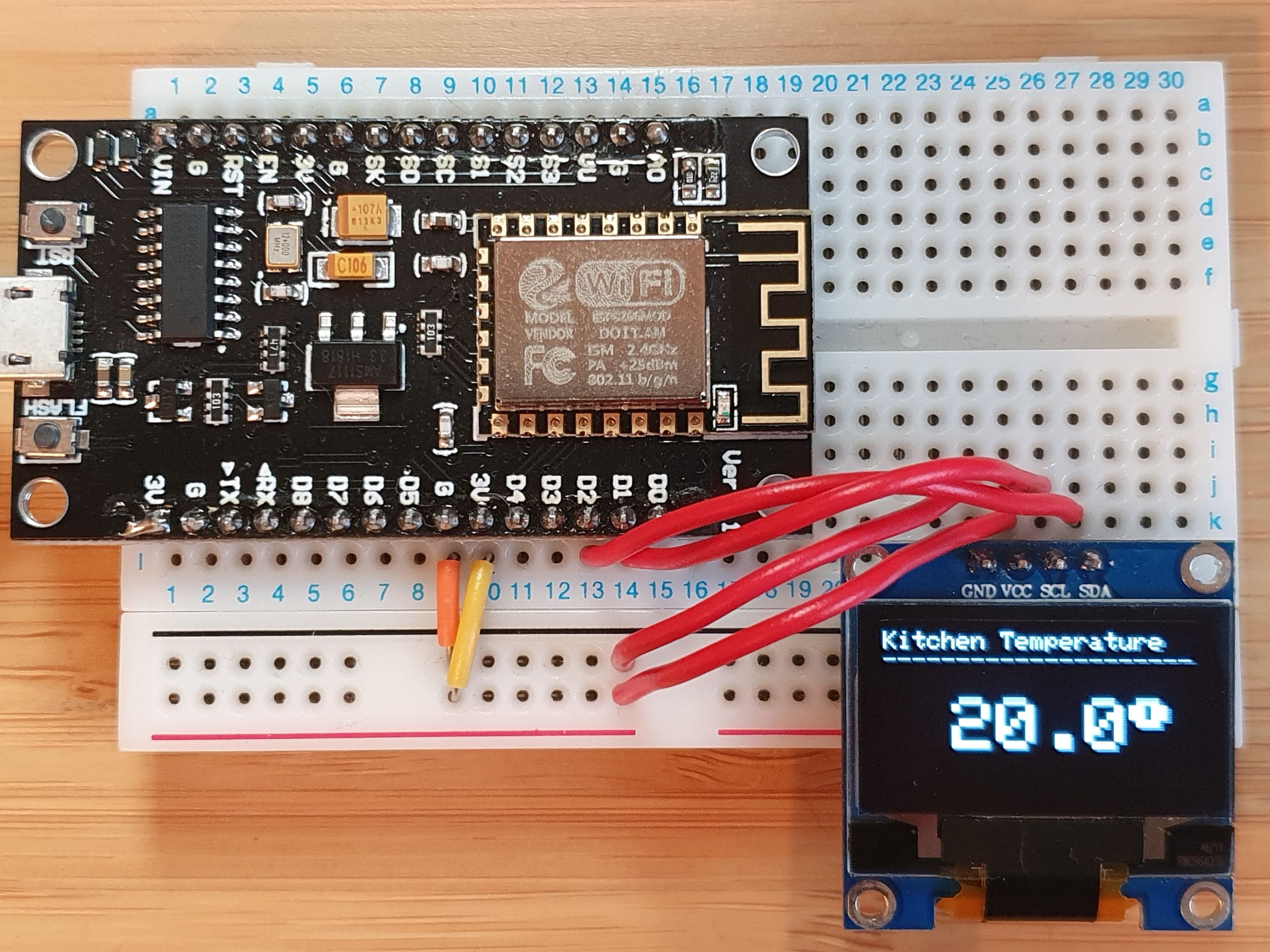 Adding an SSD1306 OLED display to any project