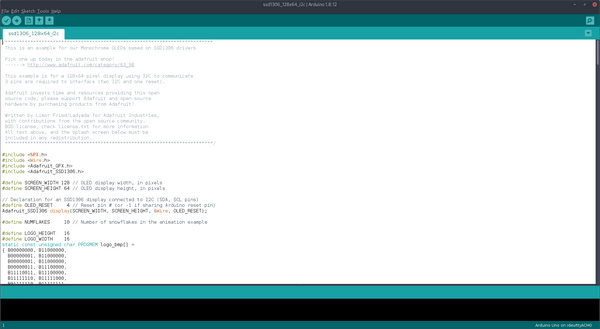 Adding an SSD1306 OLED display to any project